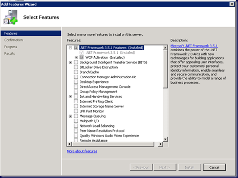MPECS Inc. Blog: Installing SQL 2008 on Windows Server 2008 R2
